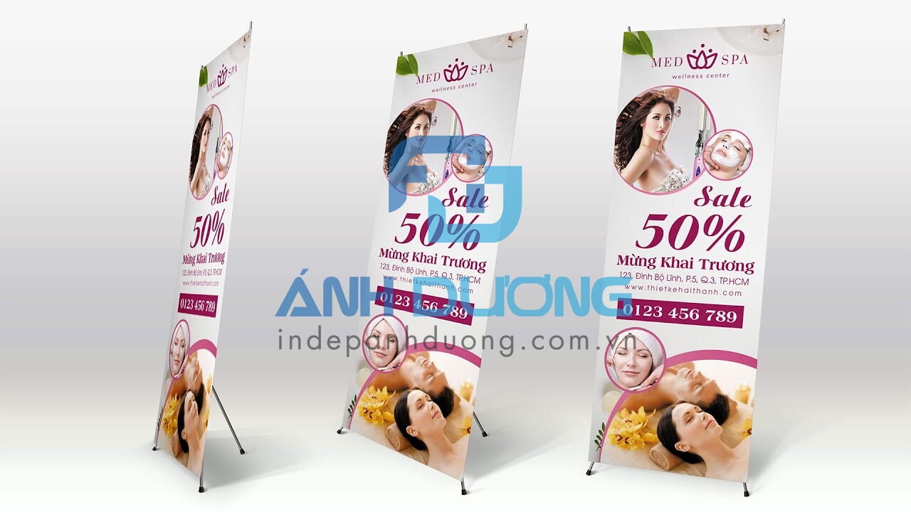 Khám phá 10 mẫu standee spa đẹp nhất hiện nay