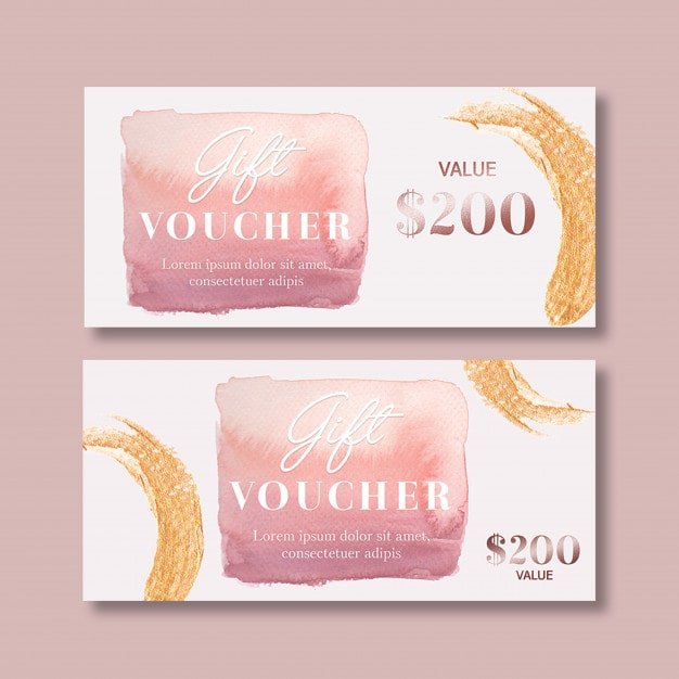 10+ Mẫu voucher miễn phí siêu hấp dẫn