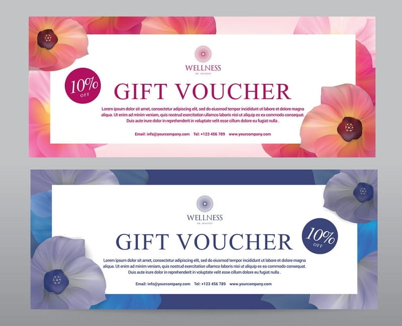 10+ Mẫu voucher miễn phí siêu hấp dẫn